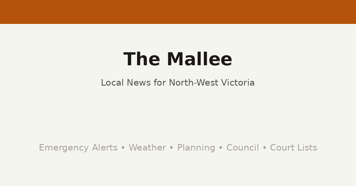 Mildura Magistrates' Court Criminal List - Friday 24 April 2026 | The ...